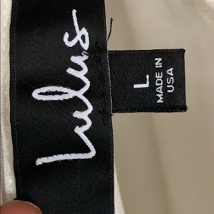 Lulus | Tops | Lulus Formal White Lace Tank | Poshmark